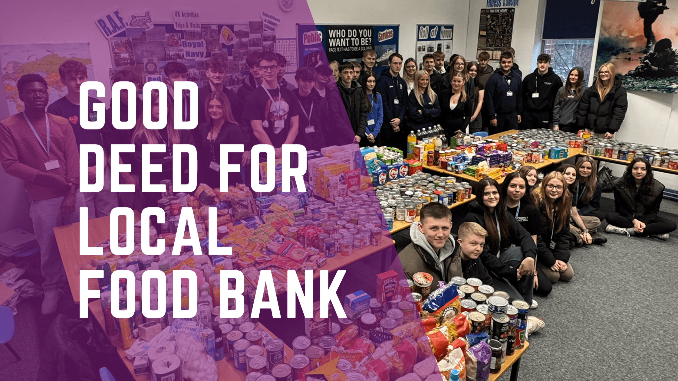 Good deed for local food bank - Priestley College